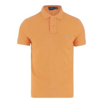 Polo Ralph Lauren Homme, Tops, Orange, Taille: L Polo en coton avec logo