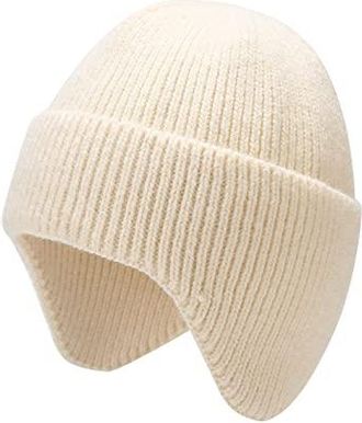 Generic Bonnet Femme Hiver Bonnet Femme Chapeau Femme Hiver Confortable Classique - Bonnet Capuche Sport Hiver, Coupe-Vent Thermique, Id&eacute;al pour Cyclisme, Jog
