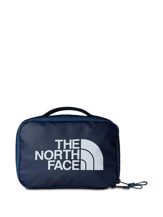 The North Face trousse de toilette à logo imprimé - Bleu