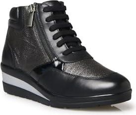 Pediconfort Boots zipp&eacute;es doublure su&eacute;dine - FEMME - Taille : 39 - Couleur : Noir