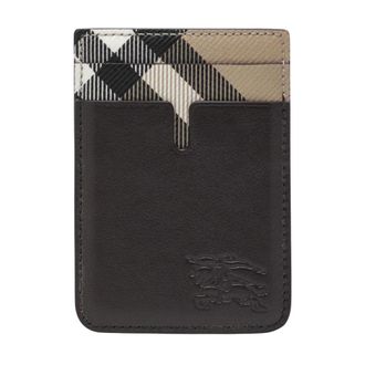 Burberry Pop Magnetischer Kartenhalter mit Check-Muster - - Accessories - Herren - Mehrfarbig - ONE SIZE