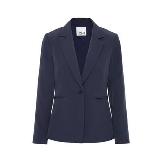 Ichi Ihlexi BL Jacke - - Jackets - Damen - Blau - M