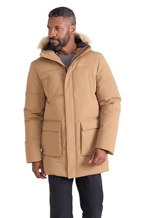 Mountain Warehouse Fern Parka matelassée imperméable pour homme - Testé thermiquement - 50 ° avec poignets et capuche élastiques - Printemps été camping et plein air, pe