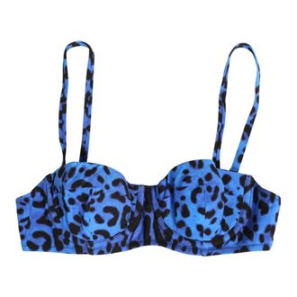 Dolce & Gabbana Femme, Sous-v&ecirc;tements, Bleu, Taille: 36 FR Soutien-gorge balconnet rembourr&eacute;