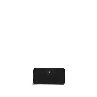 Tommy Hilfiger Portefeuille zipp&eacute; &agrave; logo m&eacute;tallique