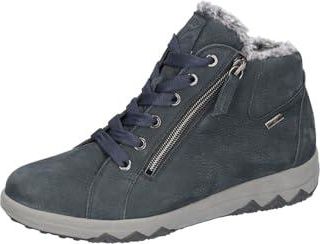 Waldl&auml;ufer H-Teresa Mid Top 961971 165 Baskets basses pour femme Gris, Bear Notte, 37.5 EU
