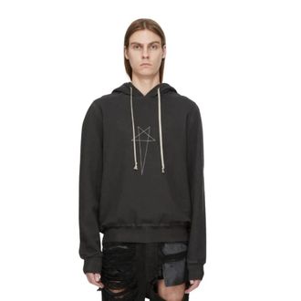 Rick Owens Oversized Hoodie - - Sweatshirts & Hoodies - Herren - Schwarzk - S