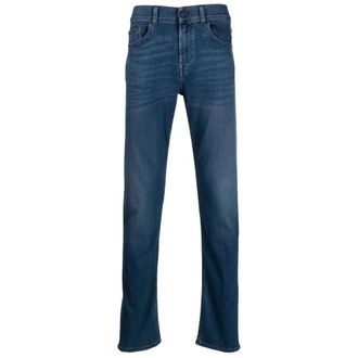 7 For All Mankind Slimmy Tapered Blaue Jeans - - Jeans - Herren - Blau - W32