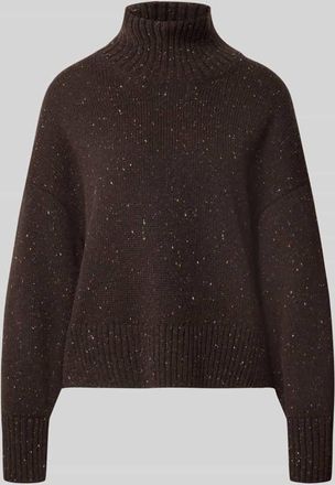 Lanius Relaxed Fit Pullover aus Schurwoll-Mix in Strick-Optik