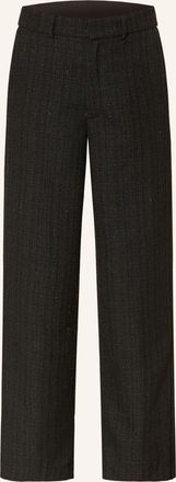 Neo Noir Neo Noir Marlenehose Emmett Aus Bouclé schwarz