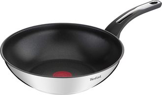 T-fal E3001904 Emotion Poele Wok 28cm, anti-adhäsive Revetement, alle Lichter einschließlich Induktion