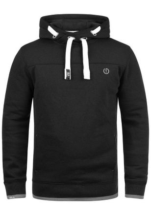 Solid Hoodie SDBenjamin Hood Kapuzensweatshirt mit Cross-Over Kragen