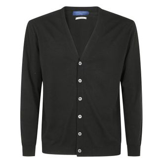 Daniele Fiesoli Bottons Cardigan - - Knitwear - Herren - Schwarzk - XL