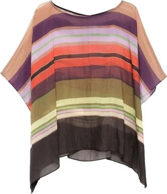 Marina Rinaldi Femme, Blouses et Chemises, Multicolore, Taille: 44 FR Tunique