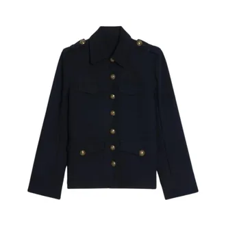 Zadig&Voltaire Femme, Vestes, Bleu, Taille: 38 FR Veraman Blazer