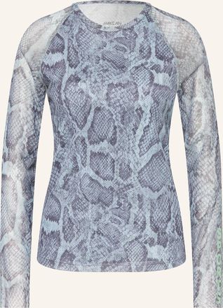 Marc Cain Longsleeve Aus Mesh blau