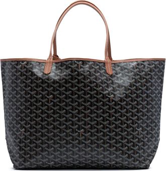 Goyard 2018 Goyardine Saint Louis GM Tote Bag - Schwarz