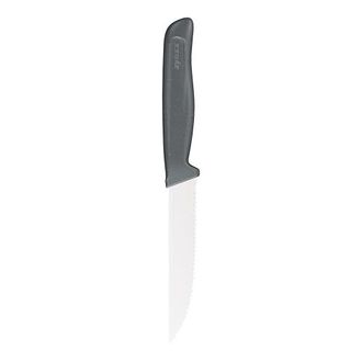 Zyliss Steakmesser 11 cm, gezahnte Edelstahlklinge mit Abdeckung, nachhaltiger rutschfester Weizenstrohgriff, professionelles Küchenmesser, Gemüsemesser, Piz