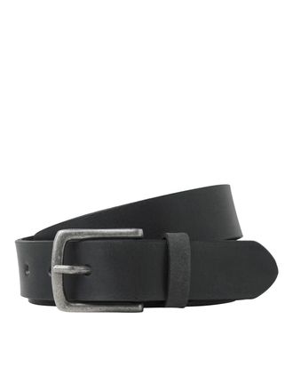 Jack & Jones Herren Jacian Leather Belt Ledergürtel 12227162,Schwarz,90