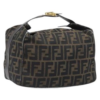 Fendi Pre-owned Vintage Zucca Canvas Hand Bag - - Pre-owned - Damen - Braun - ONE SIZE