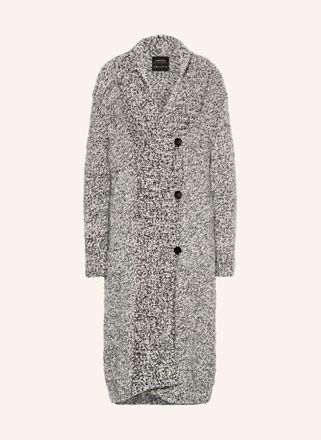 Marc Cain Strickjacke Mit Glitzergarn grau