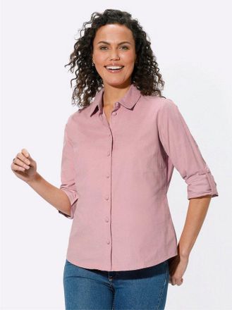 Witt Klassische Bluse Cord-Bluse Langarm