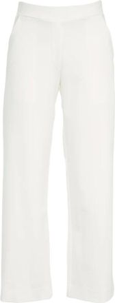 OBLÒ Femme, Pantalons, Blanc, Taille: 40 FR Pantalon Palazzo