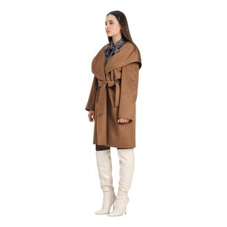 Max Mara Femme, Manteaux, Brun, Taille: 40 FR &Eacute;l&eacute;gant Manteau Camel pour Femme