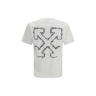 Off-white Mens White Cotton T-Shirt