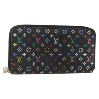 Louis Vuitton Portefeuille en toile Pre-owned - Femme - Pre-owned - Noir - Taille: ONE Size