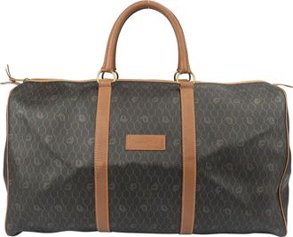 Dior Crossbody Bags - Christian Dior Honeycomb Monogram Boston Duffle Ba - Gr. unisize - in Braun - f&uuml;r Damen