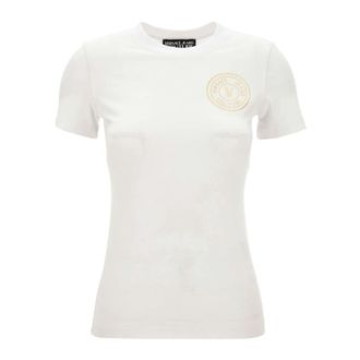 Versace Jeans Couture T-Shirts und Polos - - Tops - Damen - Wei&szlig; - 2XS