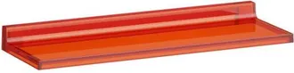 Laufen Laufen - Kartell Tablette Shelfish, l/p/h 450/155/40 mm, fix&eacute;e au