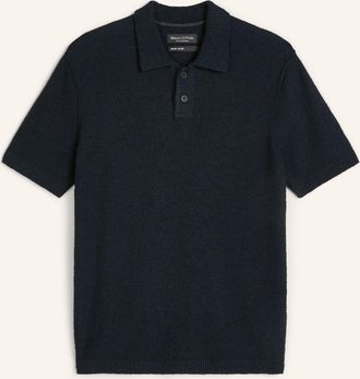 Marc O'Polo Marc Opolo Boucl&eacute;-Poloshirt blau