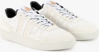 Lanvin Baskets bi-mati&egrave;re &agrave; lacets