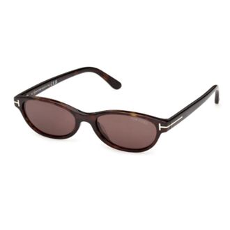 Tom Ford unisex, Accessoires, Brun, Taille: 52 MM Chloe-02 Lunettes de soleil