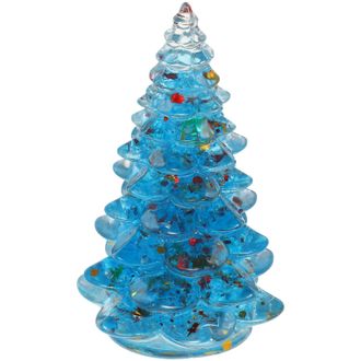 Soimiss Epoxidharz-Weihnachtsbaum-Dekoration f&uuml;r Tisch Kleiner K&uuml;nstlicher Baum f&uuml;r Weihnachtslandschaft Heimtextilien Weihnachtsartikel f&uuml;r Wohnzimmer