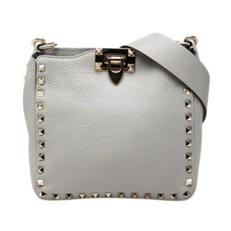 Valentino Sac bandouli&egrave;re Pre-owned - Femme - Pre-owned - Gris - Taille: ONE Size