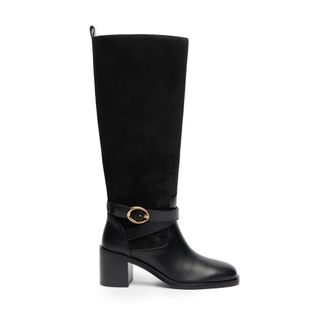Stuart Weitzman Benni Riding Boot 55 - - Shoes - Damen - Schwarzk - 39 EU
