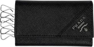 Prada Porte-cl&eacute;s Pre-owned - Femme - Pre-owned - Noir - Taille: ONE Size
