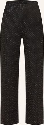 A|X Armani Exchange Barrel Jeans Mit Schmucksteinen schwarz