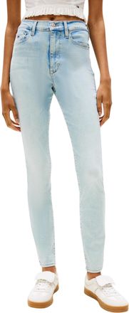 Tommy Jeans Damen Jeans Hose Sylvia Skinny Fit, Blau (Denim Ultra Light), 30W/32L