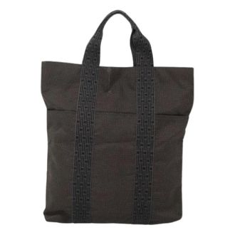 Herm&egrave;s unisex, Pre-owned, Gris, Taille: ONE Size Pre-owned Fourre-tout herline