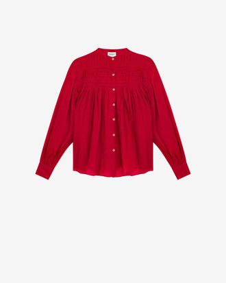 Isabel Marant Blouse Plalia - Femme - Rouge - Taille 38 - Marant &Eacute;toile