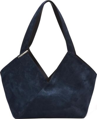 Baldinini Wildleder-Umh&auml;ngetasche - - Bags - Damen - Blau - ONE SIZE