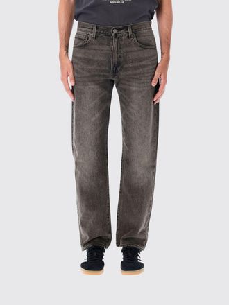 Levi's Jean 555 Straight en denim de coton bleu &agrave; taille mi-haute