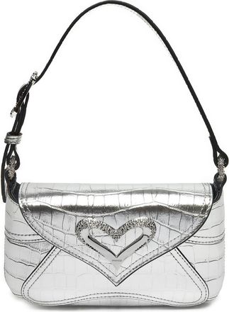 Pinko Handtasche PINKO 520 Shoulder Baby Fl AI 24-25 PLTT 103764 A1W5 Silberfarben