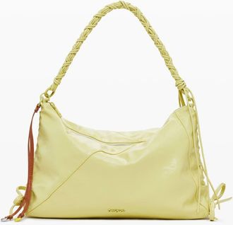 Desigual Sac &agrave; main brillant moyen avec noeud - Vert