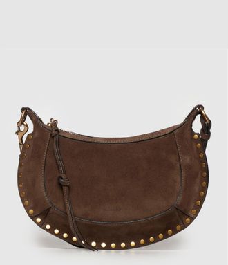 Isabel Marant Sac Oskan Moon Cuir Su&eacute;d&eacute; Bronze