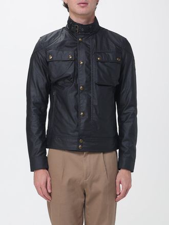 Belstaff Racemaster Jacke aus gewachster Baumwolle mit Stehkragen und aufgesetzten Taschen